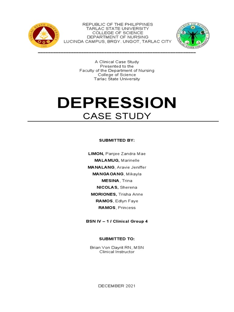 Psych MDD Case | Download Free PDF | Major Depressive Disorder | Self ...