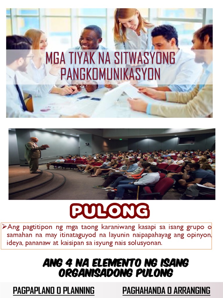 Kondukta NG Pulong o Miting, at Asembliya | PDF