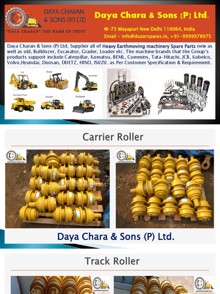 Earthmoving Machinery Spare Parts Suppliers | PDF | Business