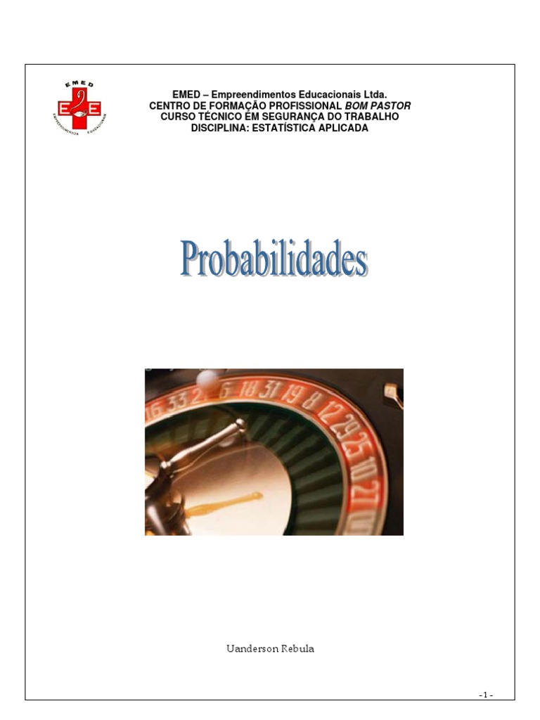 Apostila de Probabilidades | PDF | Probabilidade | Estatísticas