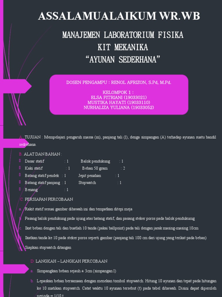 Kit Mekanika Kelompok 1 | PDF