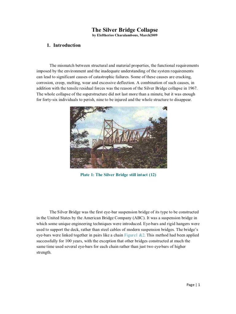 Silver Bridge Collapse 1967 | PDF | Fracture | Ductility