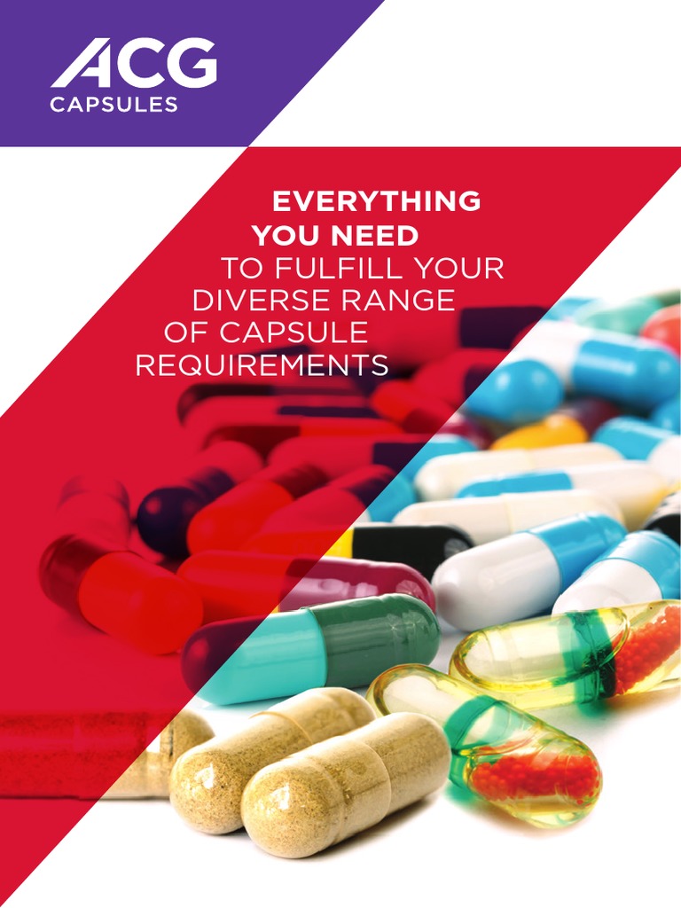 ACG - Capsule Range Brochure 2019 | PDF | Pharmaceutical Formulation ...
