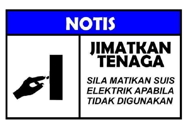 Signage Jimat Tenaga | PDF