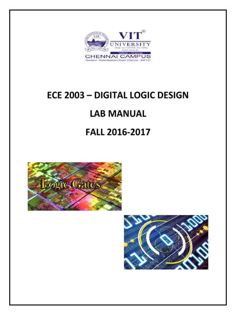 ECE 2003 Manual | PDF | Logic Gate | Computer Engineering