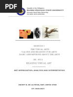 READING VISUAL ARTS Module | PDF | Semiotics | Prejudices