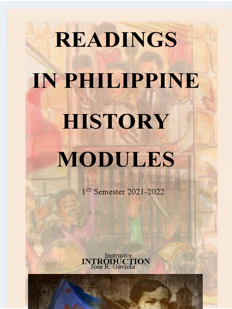 1 - Readings in Philippine History Modules | PDF | Primary Sources | Historiography