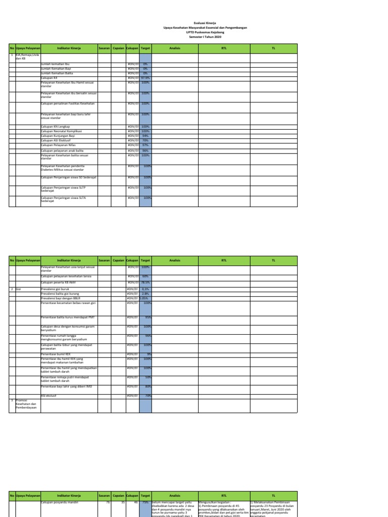 Evaluasi Kinerja Kusta 2020 | PDF