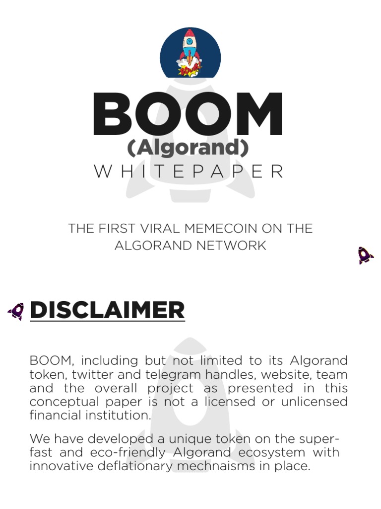 (Algorand) : Whitepaper | PDF