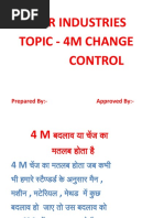WI-QA-08 4M Change Control Standard (Rev. 03) | PDF