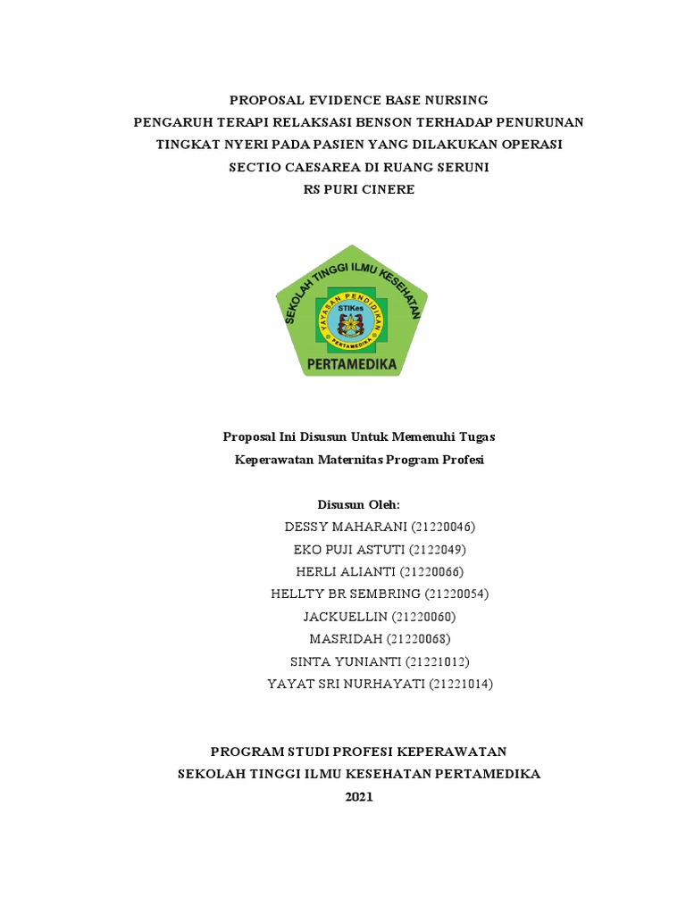 Proposal Ebn Benson-1 | PDF