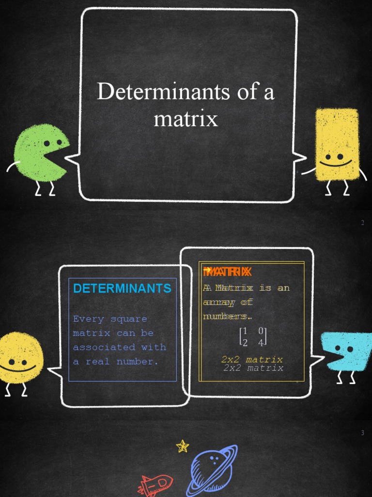 Determinants of A Matrix | PDF | Determinant | Matrix (Mathematics)