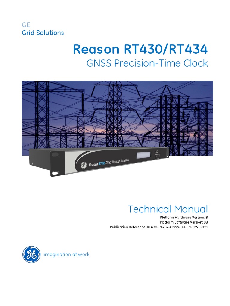 Reason RT430/RT434: GNSS Precision-Time Clock | Download Free PDF ...