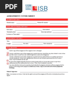 WSU Assignment Cover Sheet | PDF