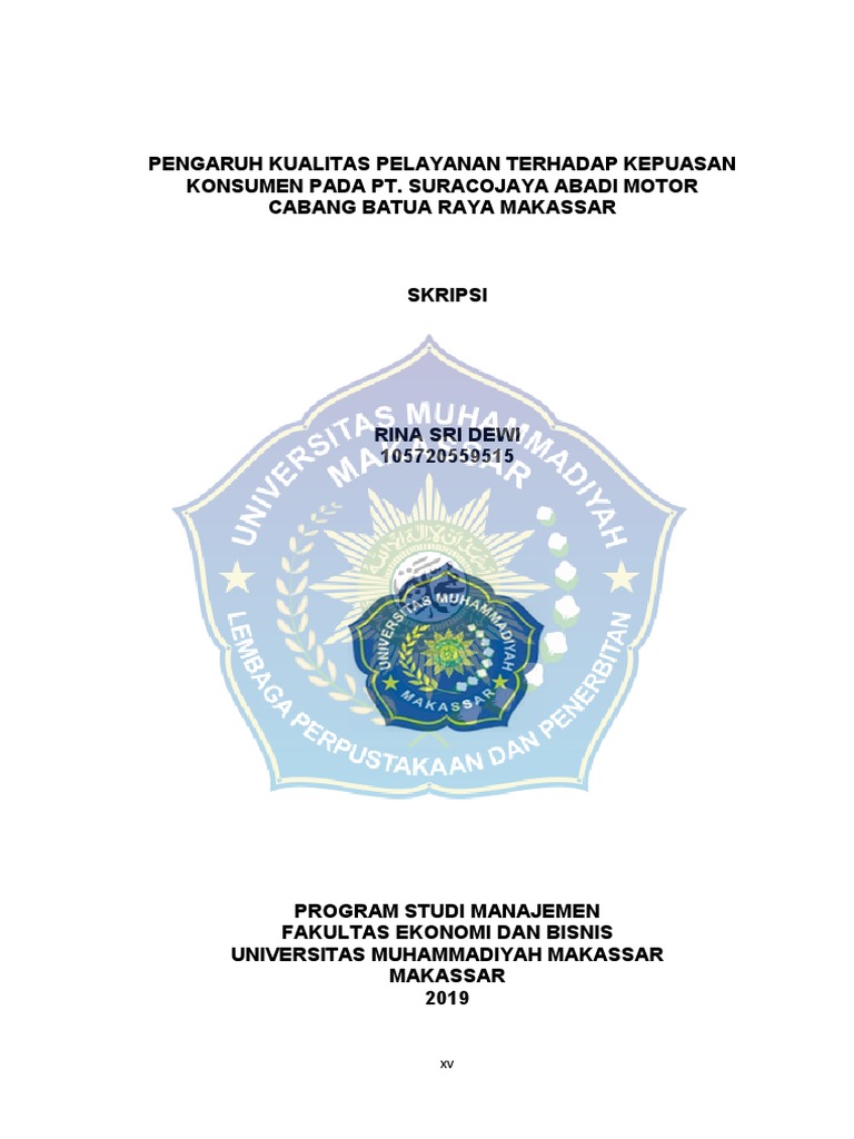Pengaruh Kualitas Pelayanan di Suraco | PDF | Karier & Perkembangan