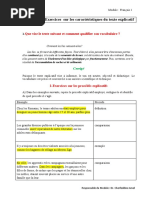 Tableau Des Modalisateurs | PDF | Verbe | Linguistique