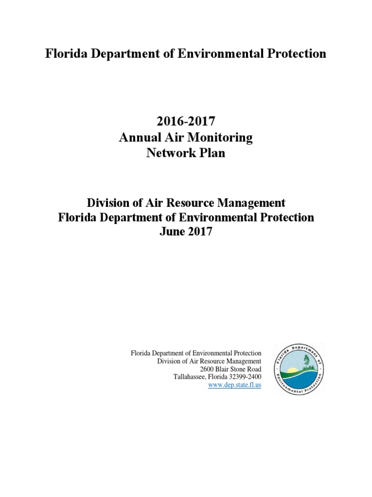 Annual-Air-Monitoring-Network-Plan 2016-2017 | PDF | Air Pollution ...
