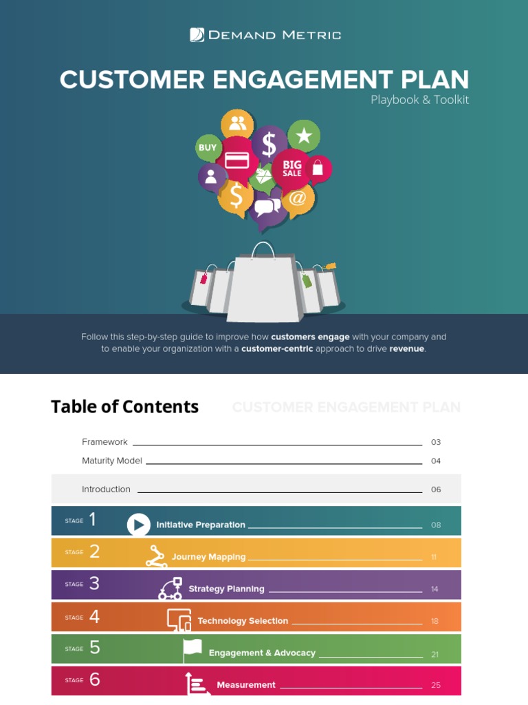 Customer Engagement Plan Playbook | PDF | Sales | Performance Indicator
