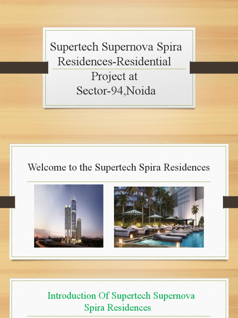 Commercial Shops For Sale in Noida, Supertech Hypernova Mall in Noida Sector 94 | PDF