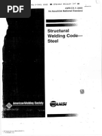 AWS D1.4 - Structural Welding Code Reinforcing Steel | PDF
