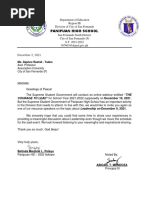 Letter of Applicatio For MAster Teacher | PDF