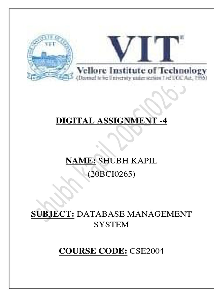 PL/SQL Programming Assignments Guide | PDF | Pl/Sql | Sql