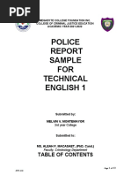Example PNP Police Report | PDF