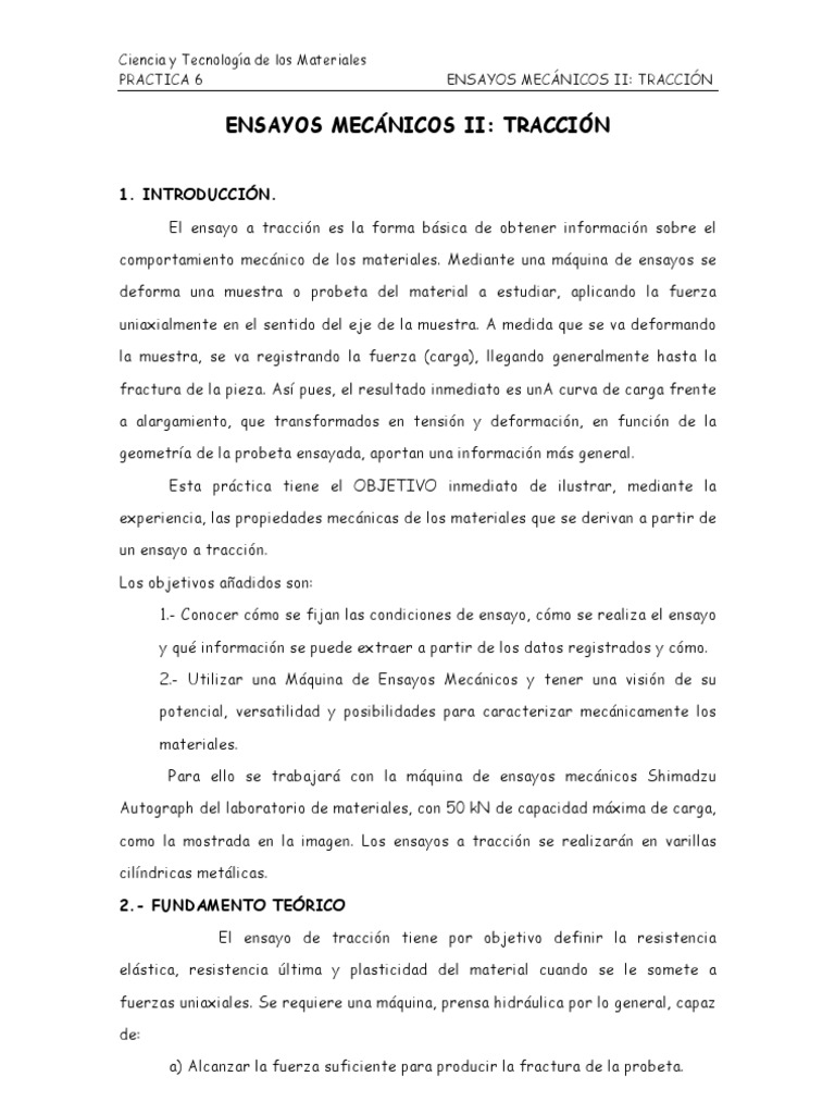 Traccion | PDF