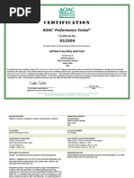 Coa Coconut Oil | PDF | Chemistry