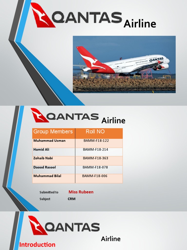 Qantas Presentation | Download Free PDF | Aviation | Transport Companies