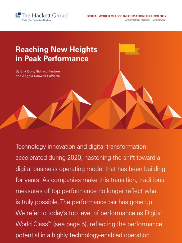 Analysis From A Hackett Report | PDF | Cloud Computing | Analytics