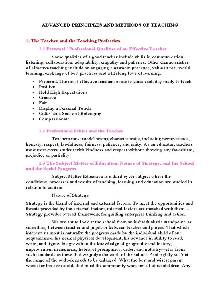 Teaching Excellence Guide | PDF | Learning | Classroom Management