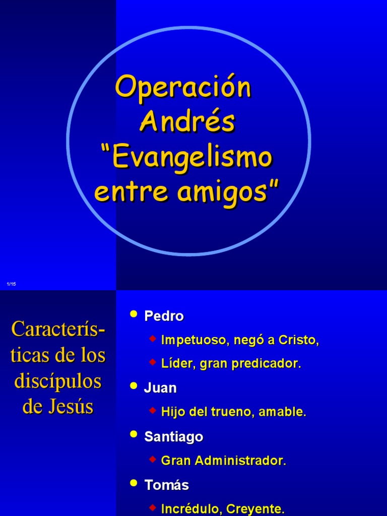 MIPES-Operacion Andres-ER | PDF | Oración | Cristo (título)