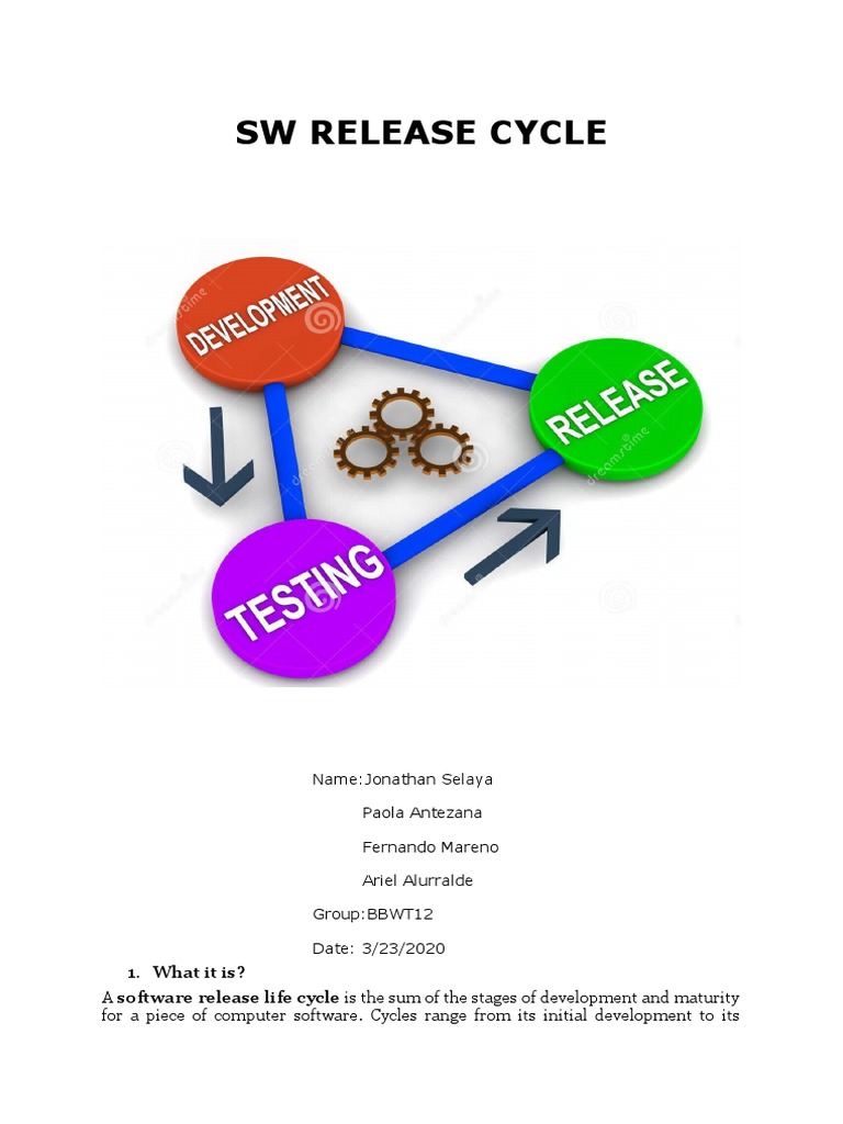 Demo 4 SW Release Cycle | PDF | Software Release Life Cycle | Computing
