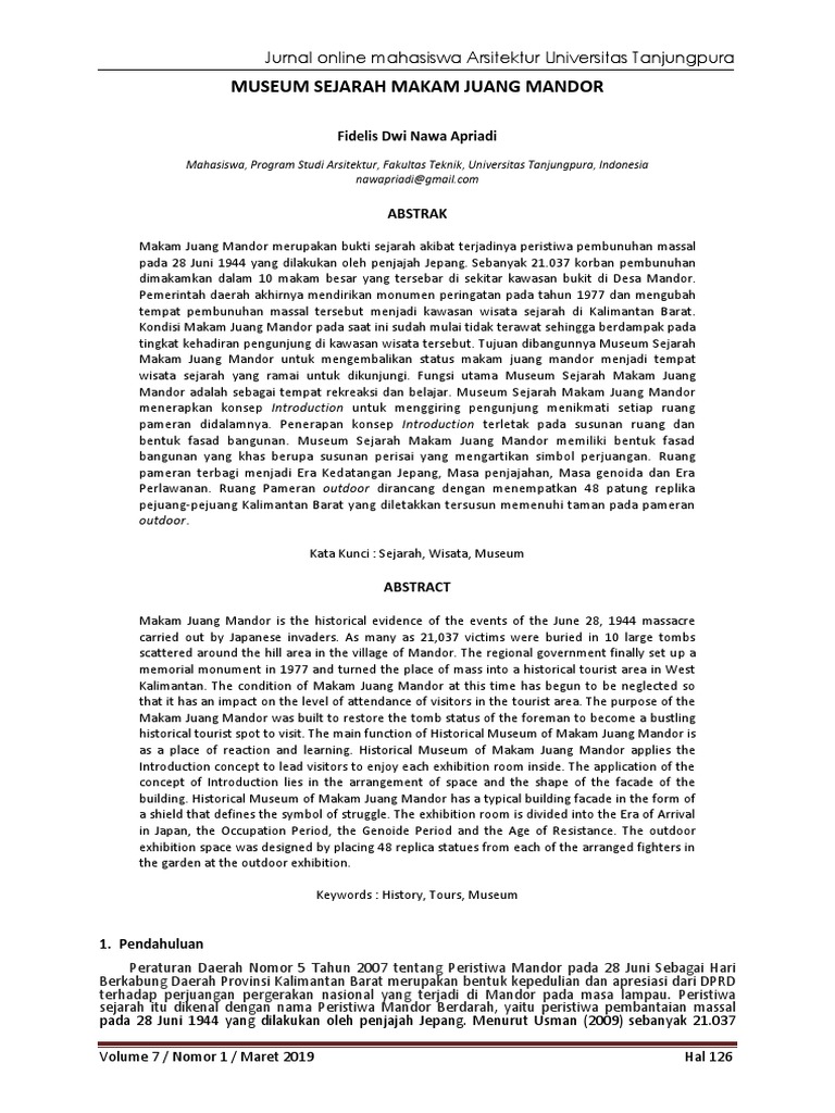 Makam Juang Mandor | PDF