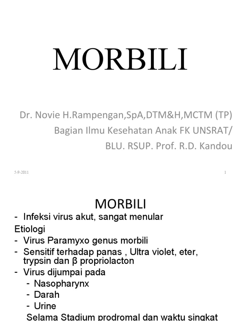 Morbili | PDF | Sains & Matematika