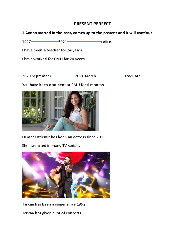Understanding Present Perfect Tense | PDF