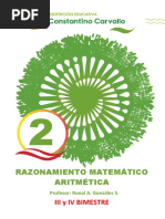 RM Aritmetica 2do III Ivb | PDF | Miel | Histograma