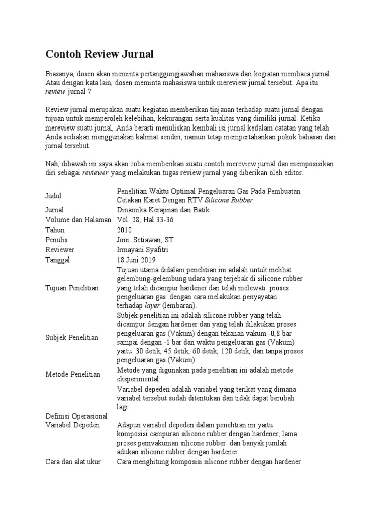 Ctoh Review Jurnal | PDF