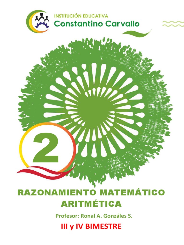 RM Aritmetica 2do III Ivb | PDF | Miel | Histograma