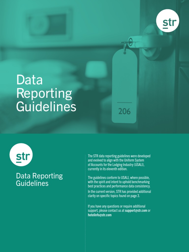 STR Data Reporting Guidelines English 2019 | PDF | Gratuity | Fee