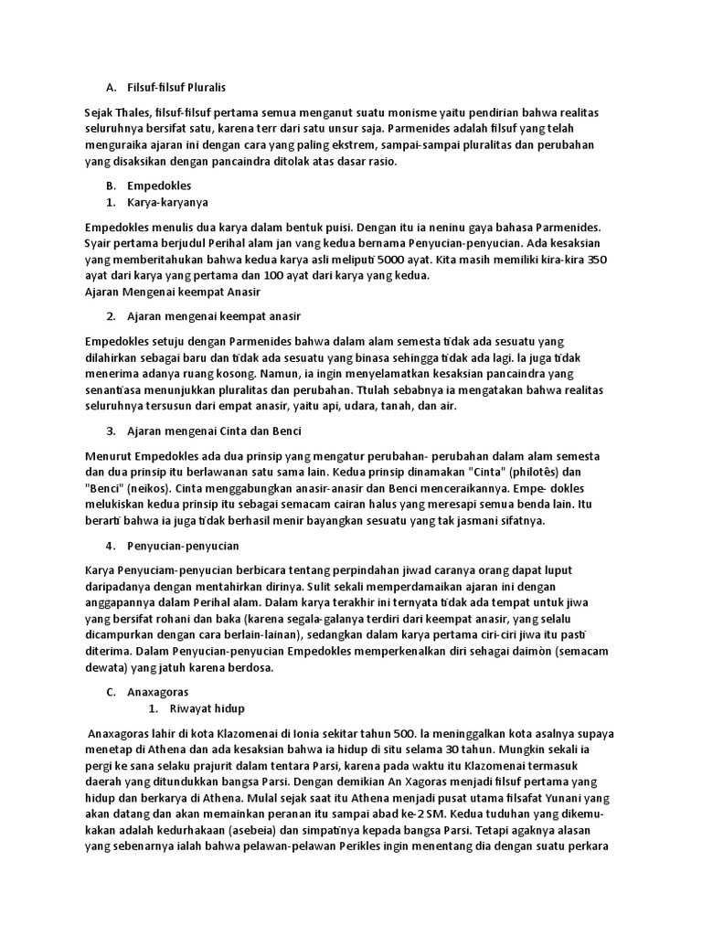 Filsuf Pluralis | PDF