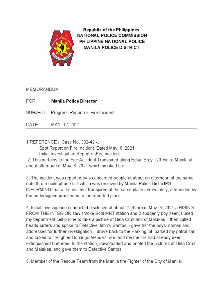 Republic of The Philippines National Police Commission Philippine ...