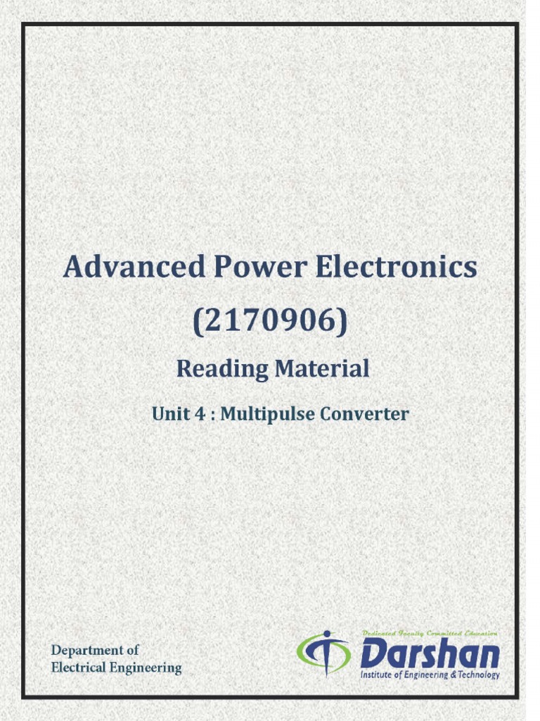 4.multipulse Converter | PDF