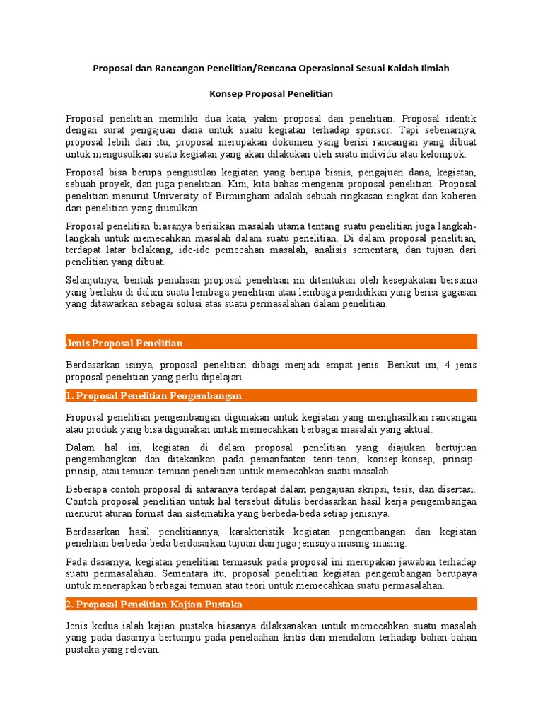 SKB6 Proposal Dan Rancangan Penelitian | PDF | Seni