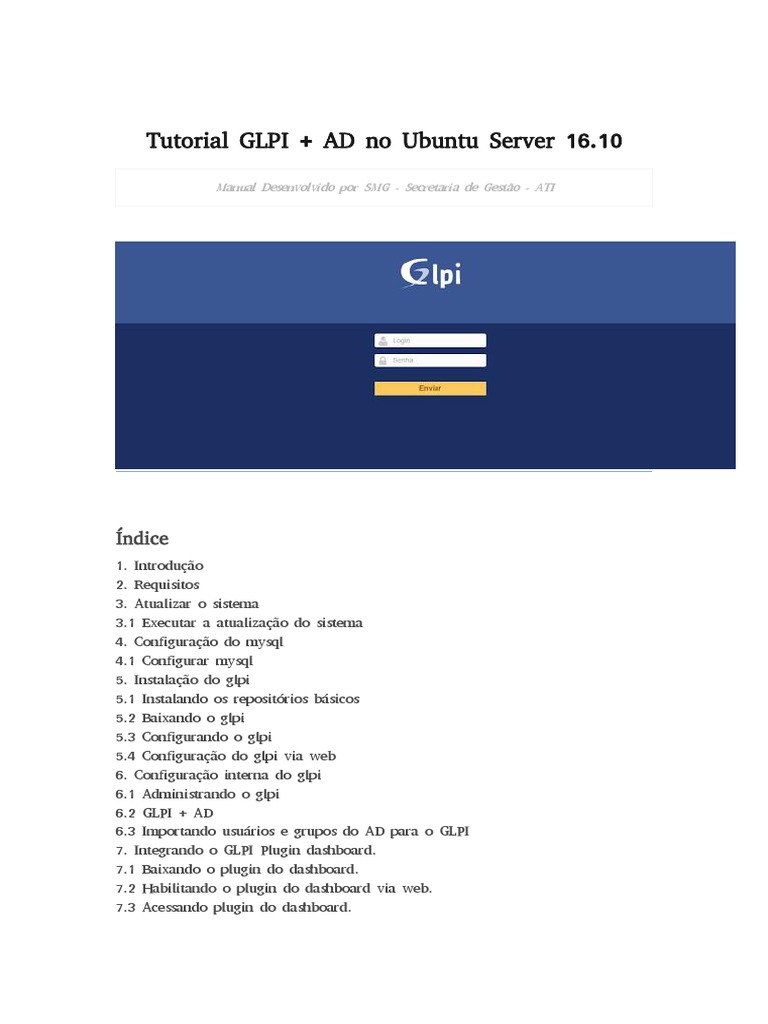 Tutorial GLPI | PDF