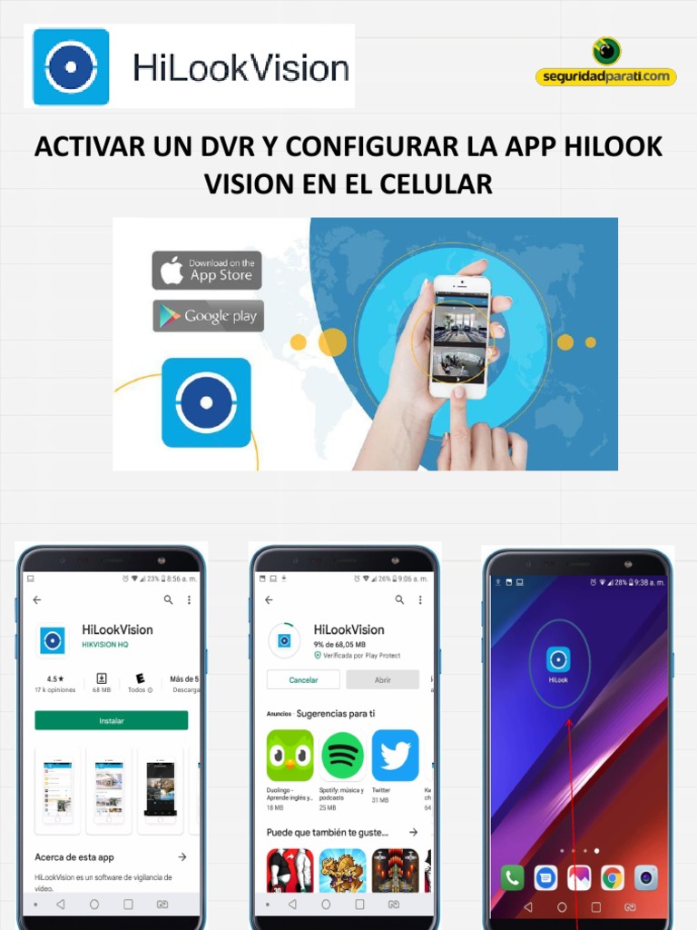 Actvacion de Un DVR Por Primera Vez y Configuracion de La App Hilook ...
