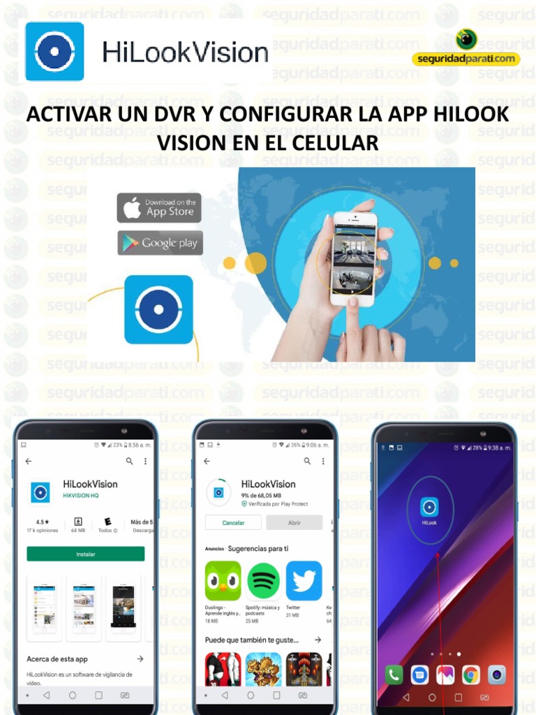 Actvacion de Un DVR Por Primera Vez y Configuracion de La App Hilook ...