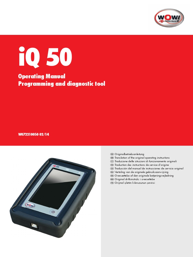 Manual IQ50 | PDF | Battery Charger | Touchscreen