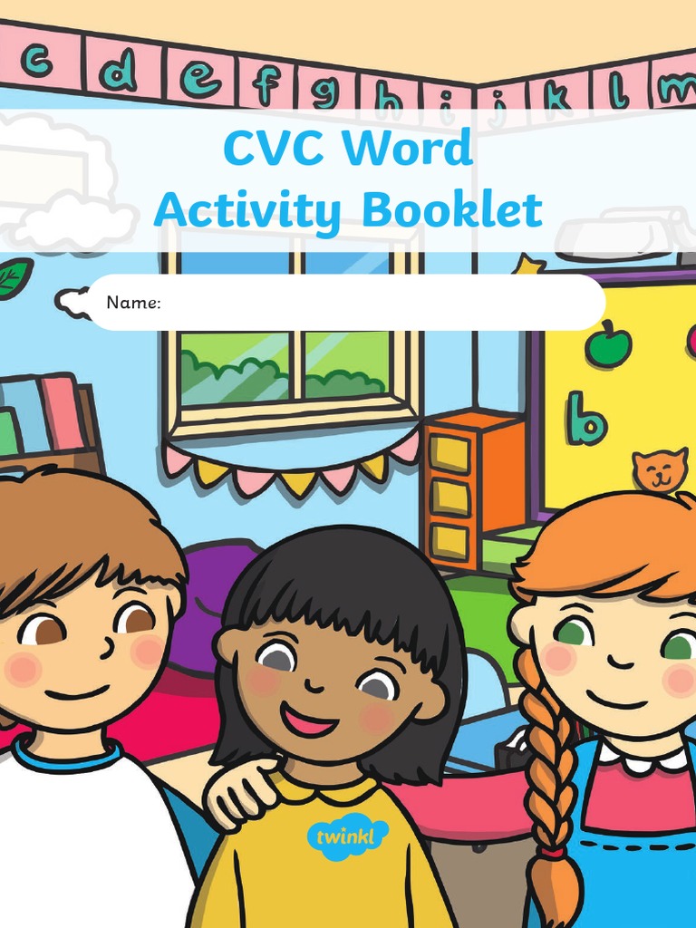 CVC Word Activity Booklet - V1 | PDF